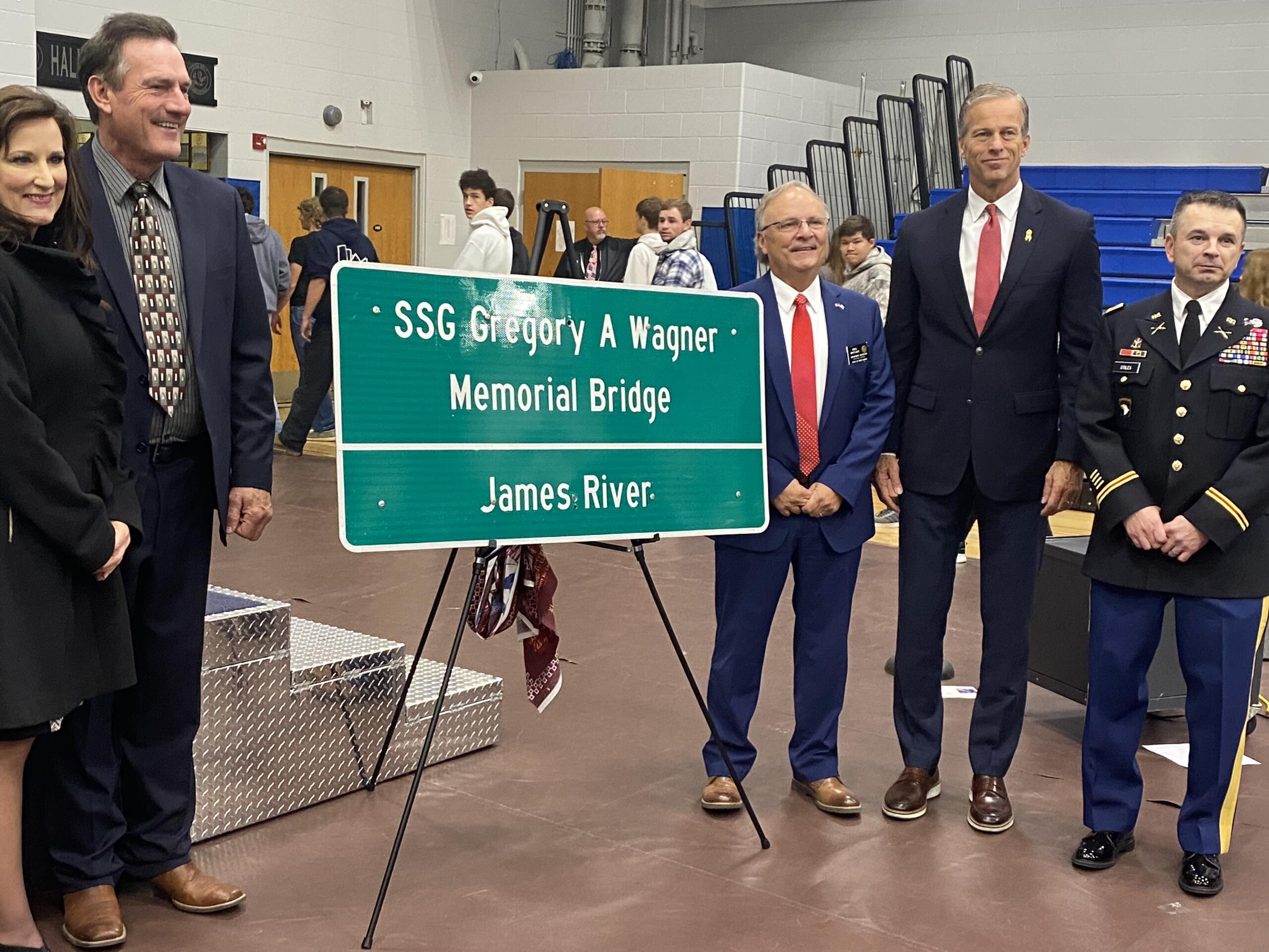 Gregory Wagner Memorial Bridge Dedication Ceremony | KMIT 105.9 FM