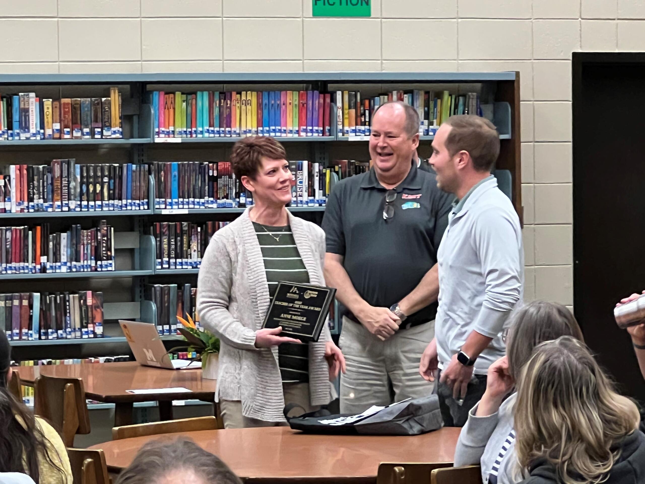 Anne Moege named Iverson Auto/Mitchell Radio Group Teacher of the Year ...