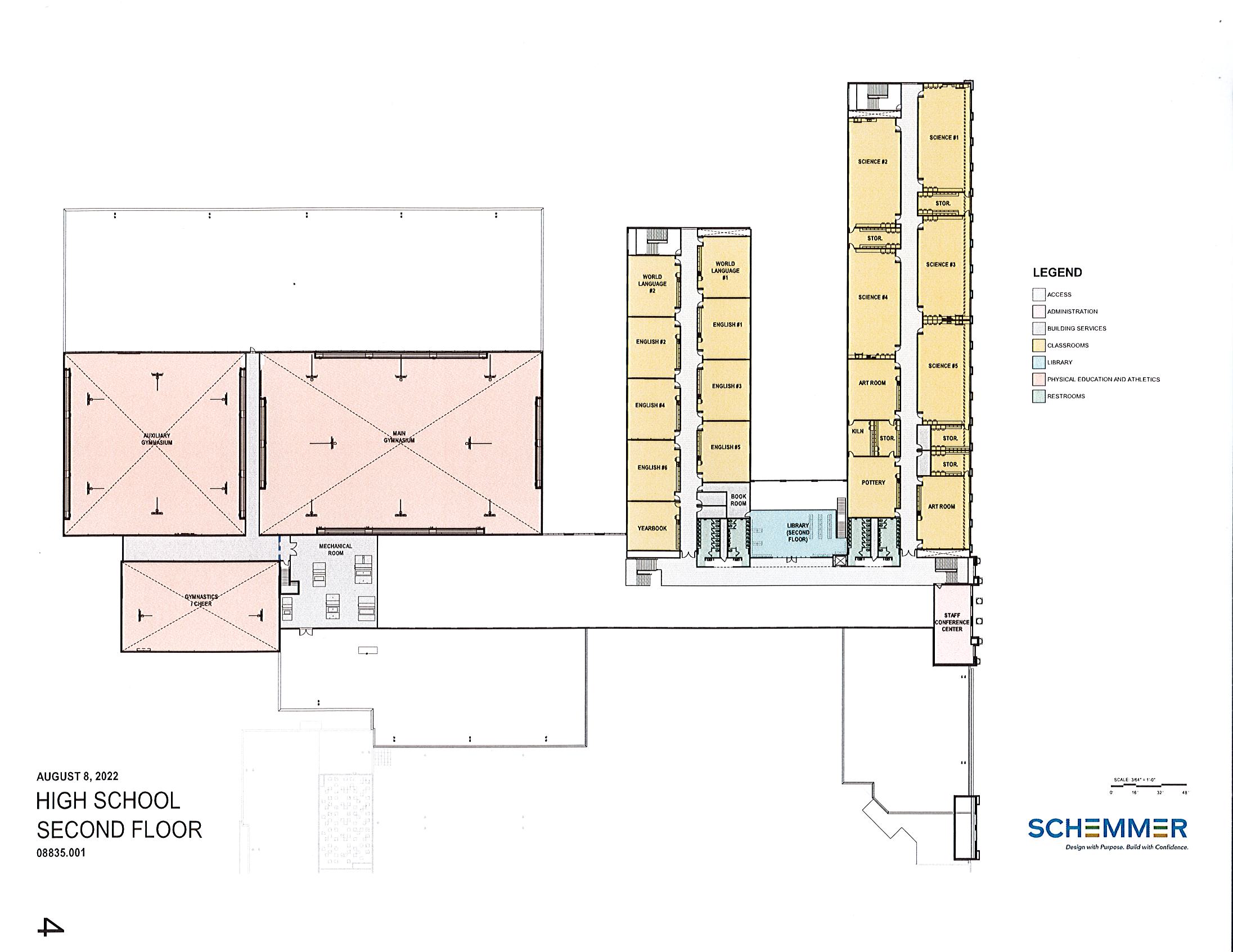 Base bid for new Mitchell High School would not initially include main ...