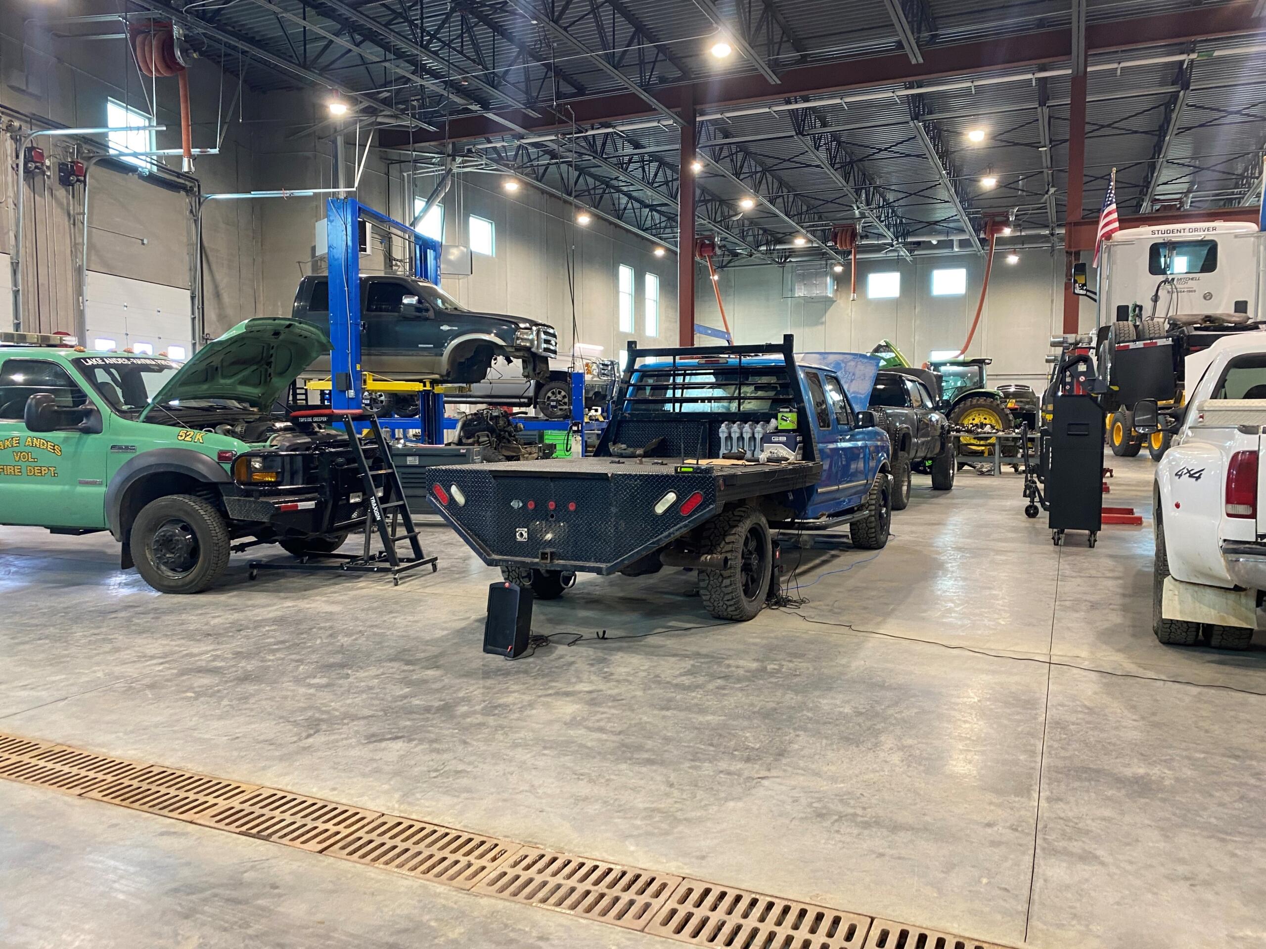 Mitchell Technical College holds ribbon-cutting for new Ag Power Diesel ...