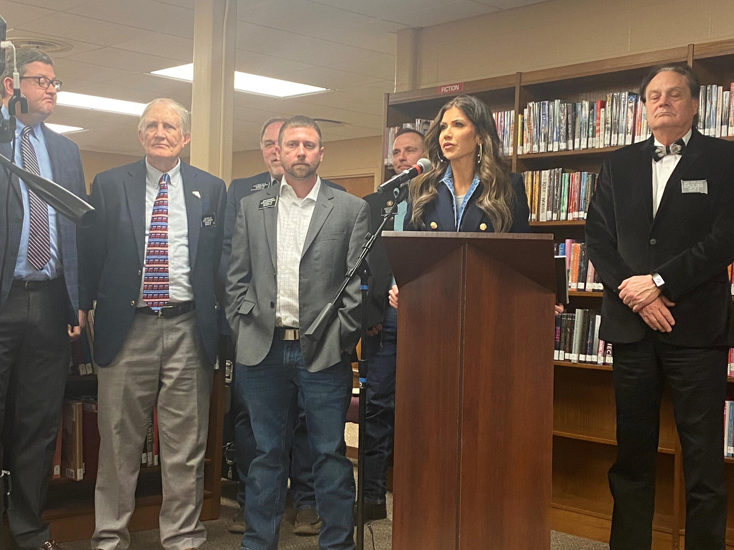 Governor Noem talks education, landowner rights, antisemitism at ...