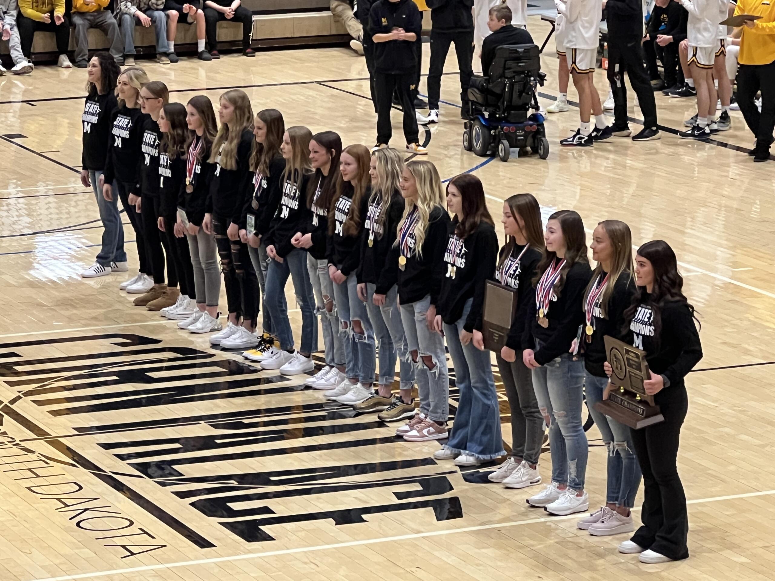 State champion Mitchell Kernels gymnastics honored - Mitchell Now